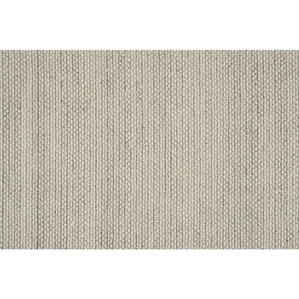 Natural Harmony Panorama Tweed Linen Custom Area Rug with Pad 203861 ...