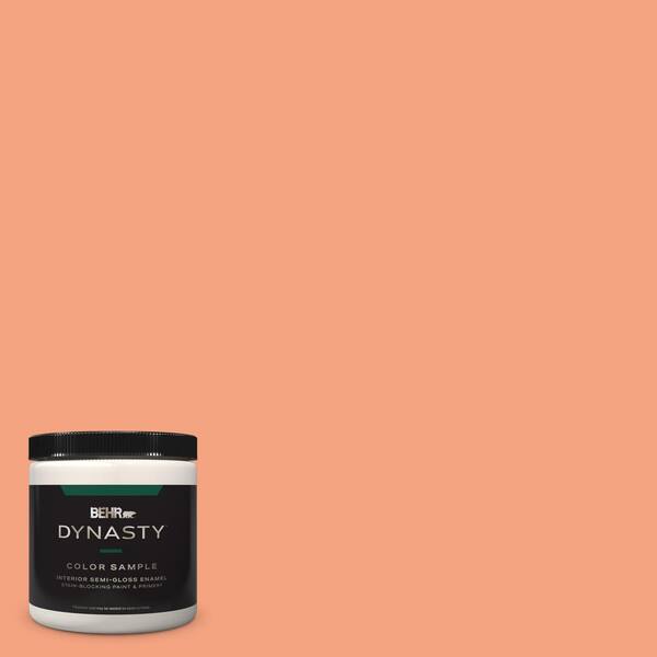 BEHR DYNASTY 8 oz. #P190-4 Siren Semi-Gloss Enamel Stain-Blocking ...