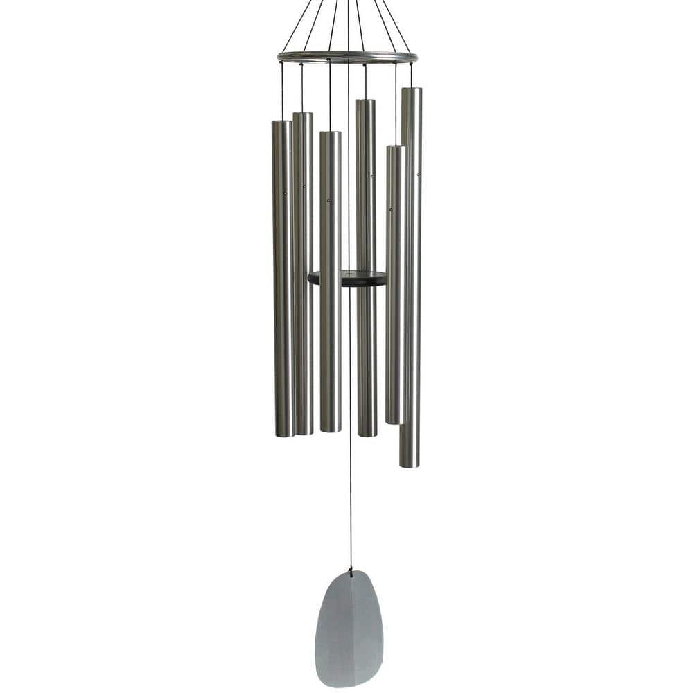 WOODSTOCK CHIMES Signature Collection, Bells of Paradise, 68 in. Silver ...