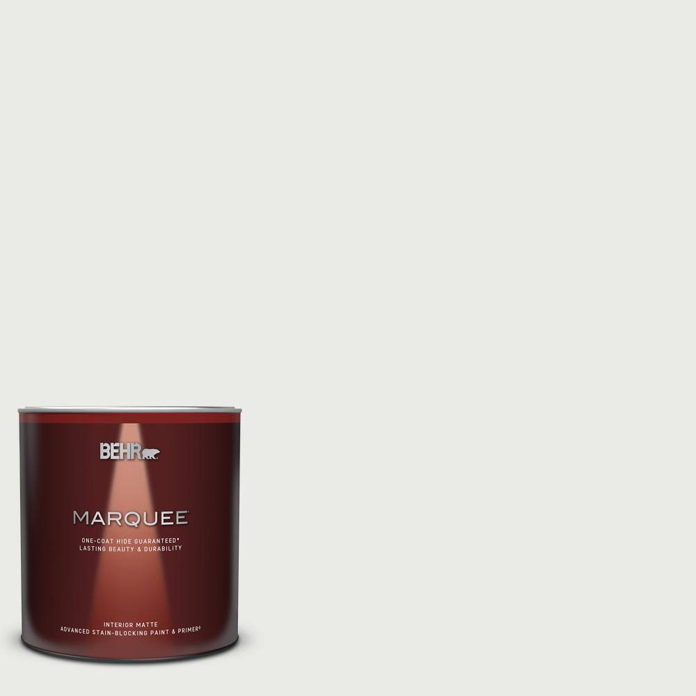 BEHR MARQUEE 1 qt. Designer Collection #DC-002 Statement White Matte ...