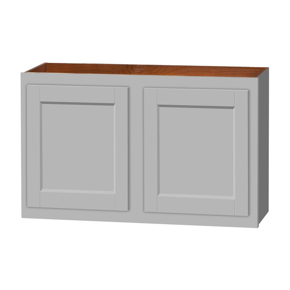 30 in. x 18 in. x 12 in. Gray Assembled Kitchen Wall Cabinet GR30Y ...
