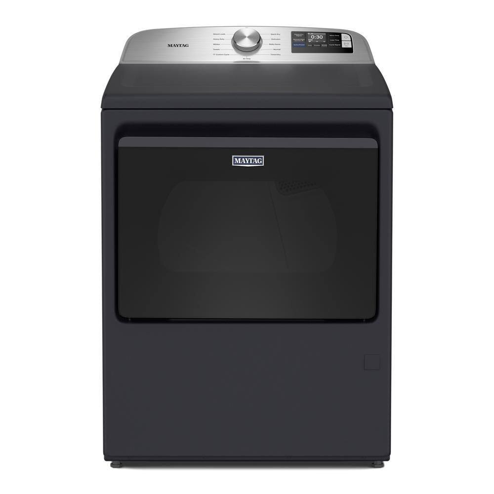 7.4 cu. ft. vented Top Load Gas Dryer in Midnight Steel with Extra ...
