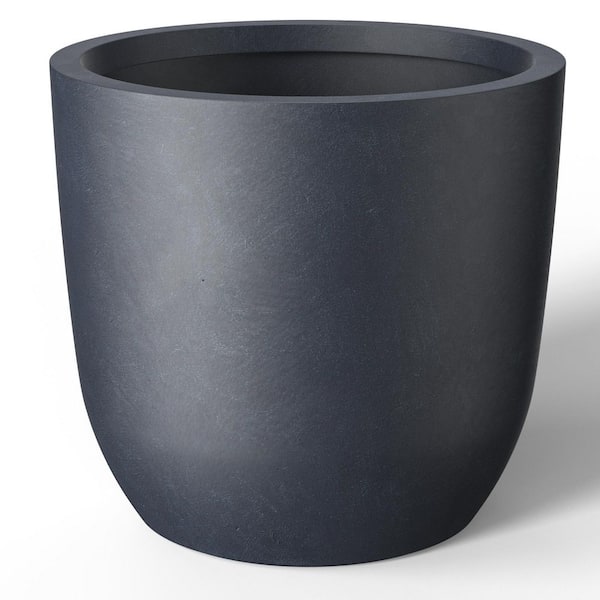 Sapcrete 17 in. Large Granite Gray(Enhanced Core) Concrete Round ...