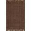 nuLOOM Natura Chunky Loop Jute Chocolate 8 ft. x 10 ft. Area Rug ...