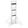 MetalTech 24 ft. x 5.4 ft. x 2.6 ft. Easy-Set Scaffold Tower 800 lbs ...