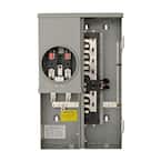 Siemens 125 Amp 12-Space 24-Circuit Overhead/Underground Flush Meter ...