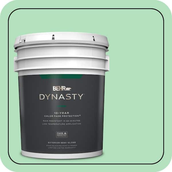 BEHR DYNASTY 5 gal. #P400-3 Folk Tale Semi-Gloss Exterior Stain ...