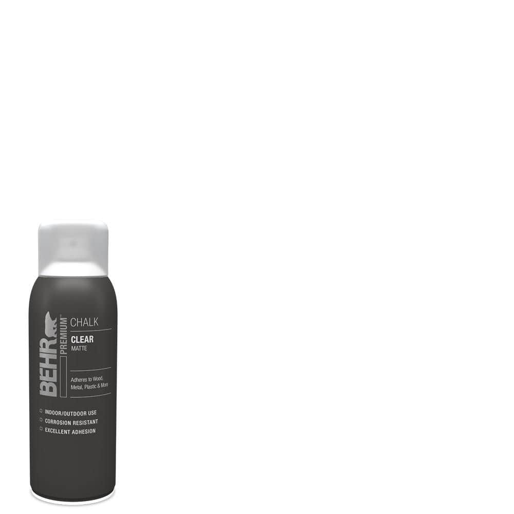 BEHR PREMIUM 12 oz. Clear Interior Matte Chalk Decorative Spray Paint ...