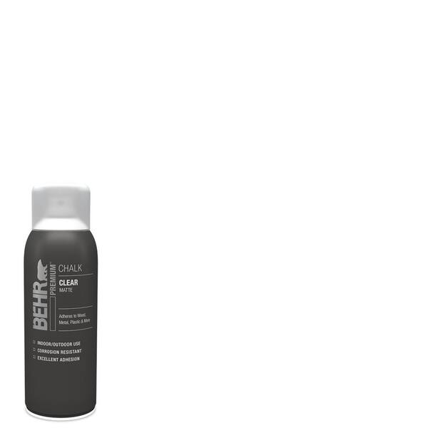 BEHR PREMIUM 12 oz. Clear Interior Matte Chalk Decorative Spray Paint ...