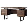 Brown Computer Desk HD7416 - The Home Depot
