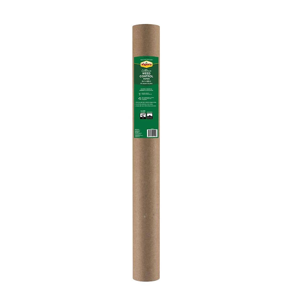 Vigoro Paper Weed Barrier 36 in. x 50 ft. (4-Pack) PWB36x504P - The ...