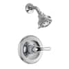 Delta Classic 1-Handle Wall Mount Shower Faucet Trim Kit in Chrome ...