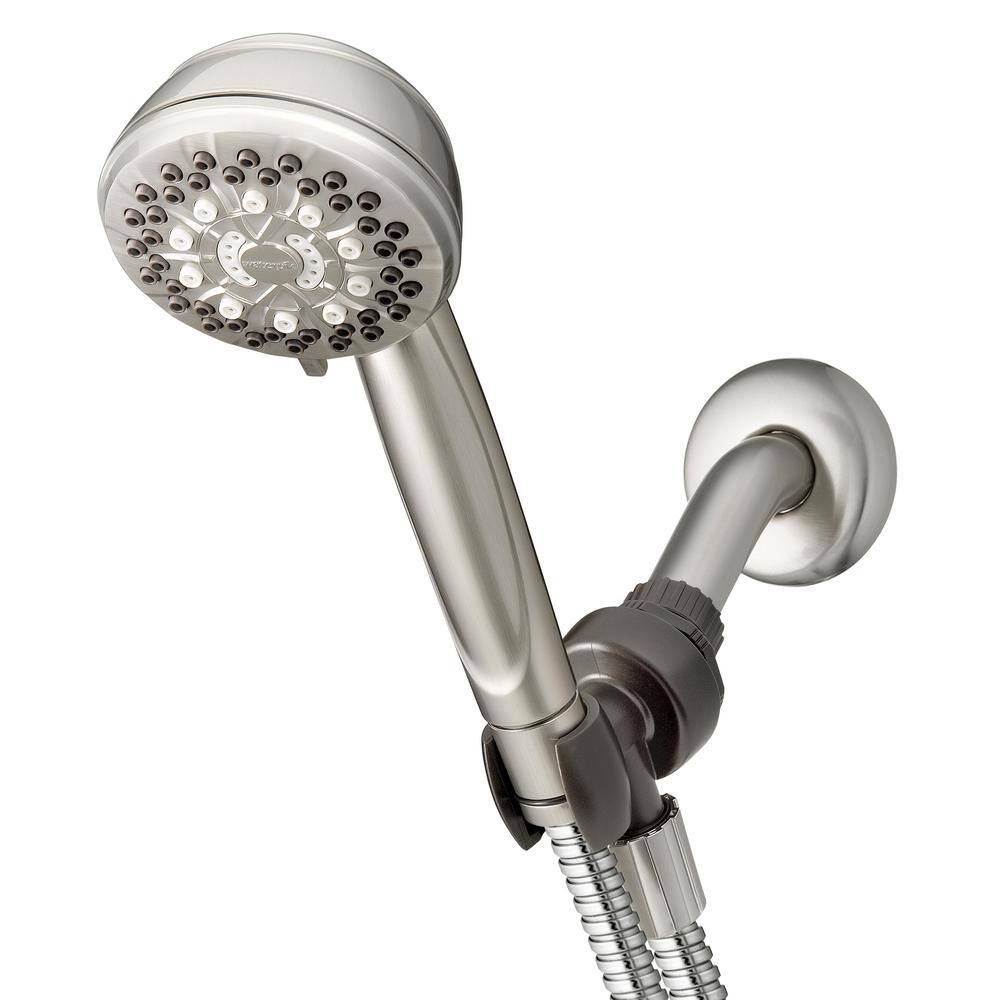 Waterpik 6-Spray 3.5 in. Single Wall Mount Low Flow Handheld Adjustable ...