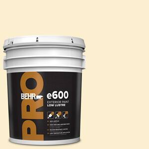 BEHR PRO 1 gal. #370C-2 Custard Cream Low Luster Exterior Paint PR62001 ...