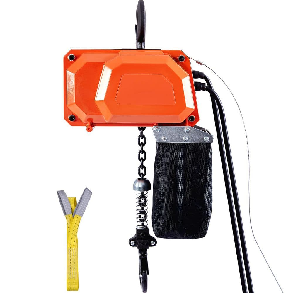 SKYSHALO Electric Chain Hoist, 330 lbs. Load Capacity, 10 ft. Lifting ...