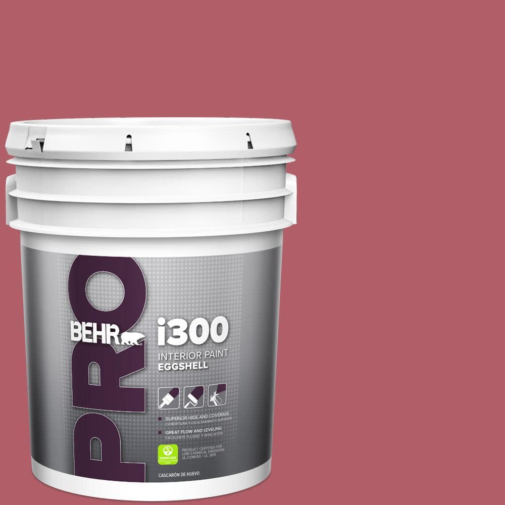 BEHR PRO 5 gal. #130D-5 Rhubarb Eggshell Interior Paint PR33305 - The ...