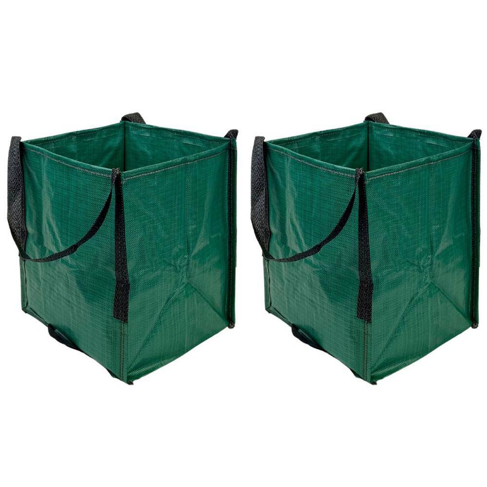 DURASACK 22 Gal. Green Polypropylene Storage Tote Reusable Lawn and ...