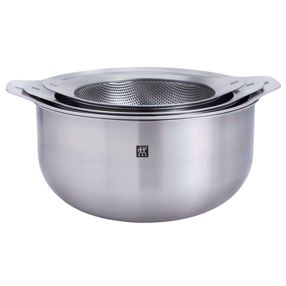 ZWILLING Prep 6-Piece Brushed Stainless Steels Nesting/ Mixing Bowls ...