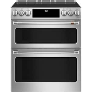 LG 7.3 cu. ft. Smart Double Oven Slide-In Electric Range with ProBake ...
