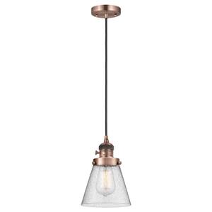 Innovations Beacon 60-Watt 1-Light Antique Copper Standard Mini Pendant ...