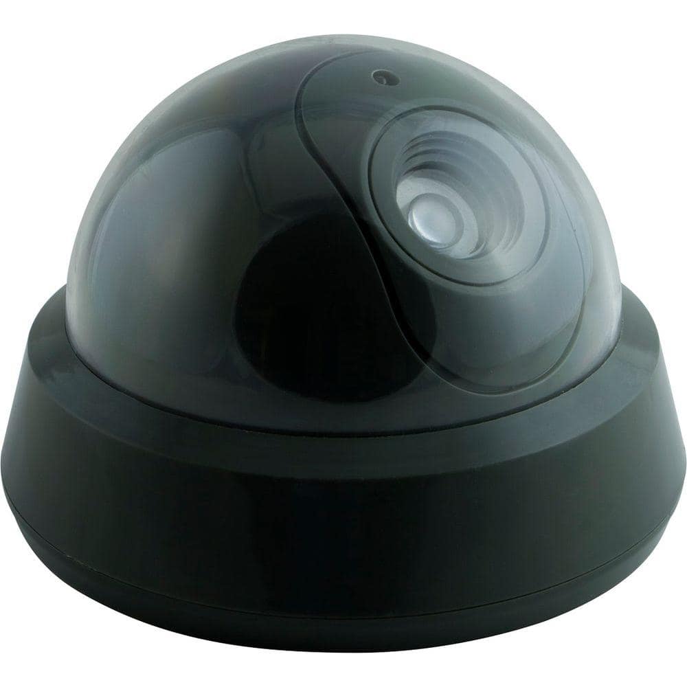 GE Wireless Decoy Security Dummy Surveillance Camera with Flashing Red ...