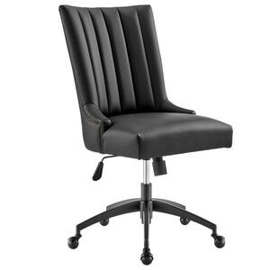 OSP Home Furnishings Legacy Office Chair in Deluxe Black Faux Leather ...