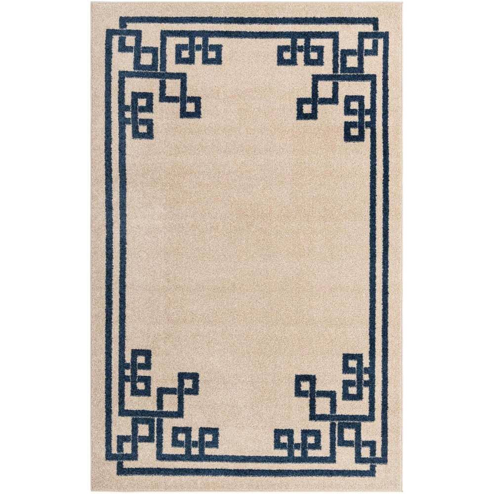 Unique Loom Athens Geometric Beige 5' 0 x 8' 0 Area Rug 3123813 - The ...