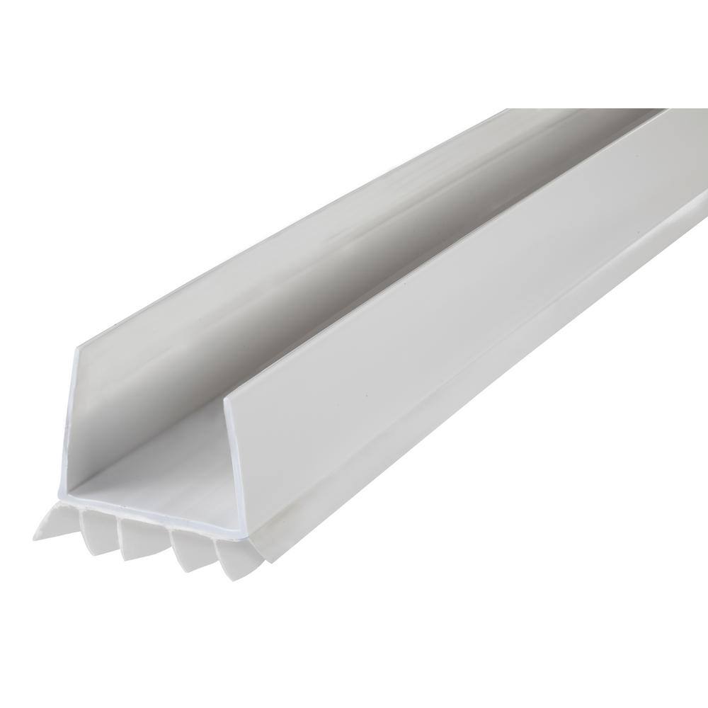 M D Building Products 36 In White Vinyl U Shape Deny Slide On Under