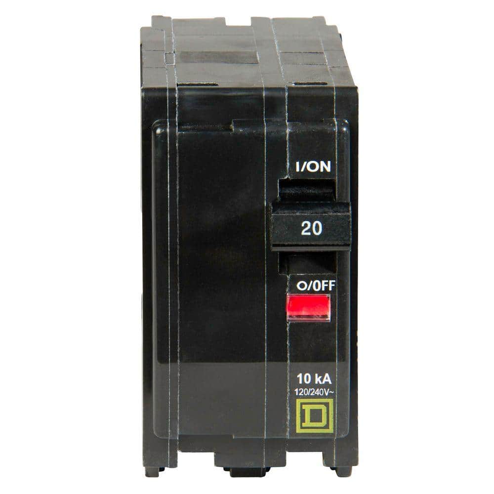 Square D QO 20 Amp 2-Pole Circuit Breaker(QO220CP) QO220CP - The Home Depot