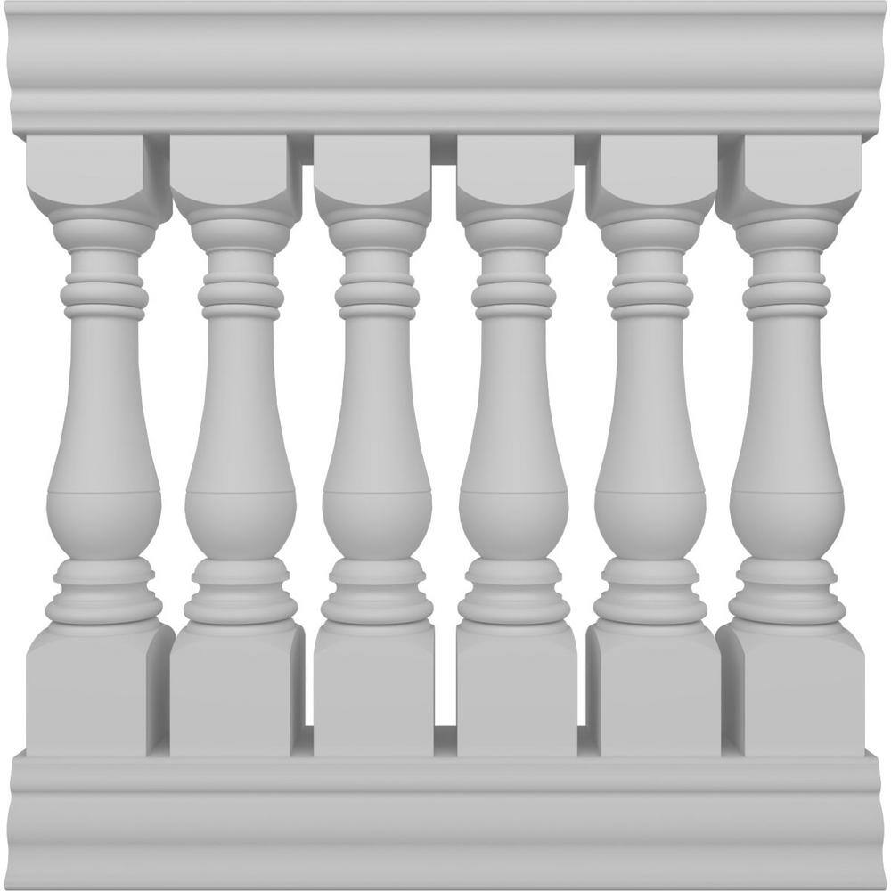 Ekena Millwork Fiberthane Bradford Balustrade 36 in. L x 40 in. H ...