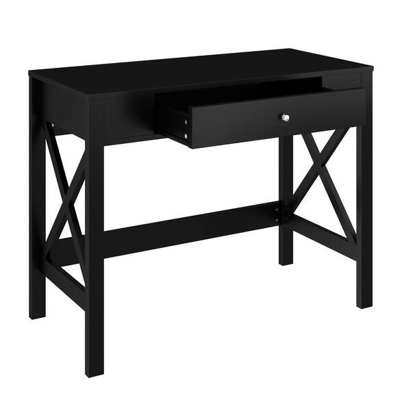 Black sleek desk store