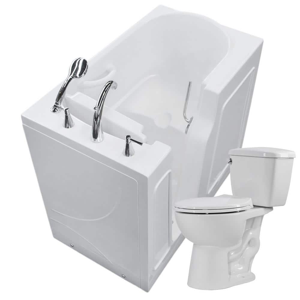 Universal Tubs HD Series 46 in. x 26 in. Left Drain Walk-in Soaking ...