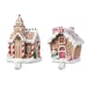 Glitzhome Resin Gingerbread House Stocking Holders (Set of 2 ...