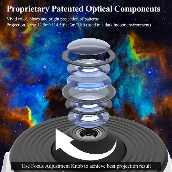 Rossetta 1920 x 1080 4K Star Projector and Planetarium Galaxy Night ...