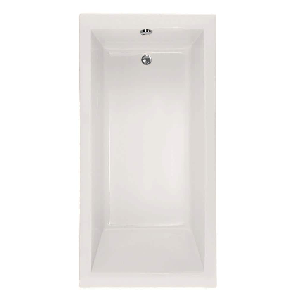 Hydro Systems Lindsey 60 in. Acrylic Rectangular Drop-in Non-Whirlpool ...