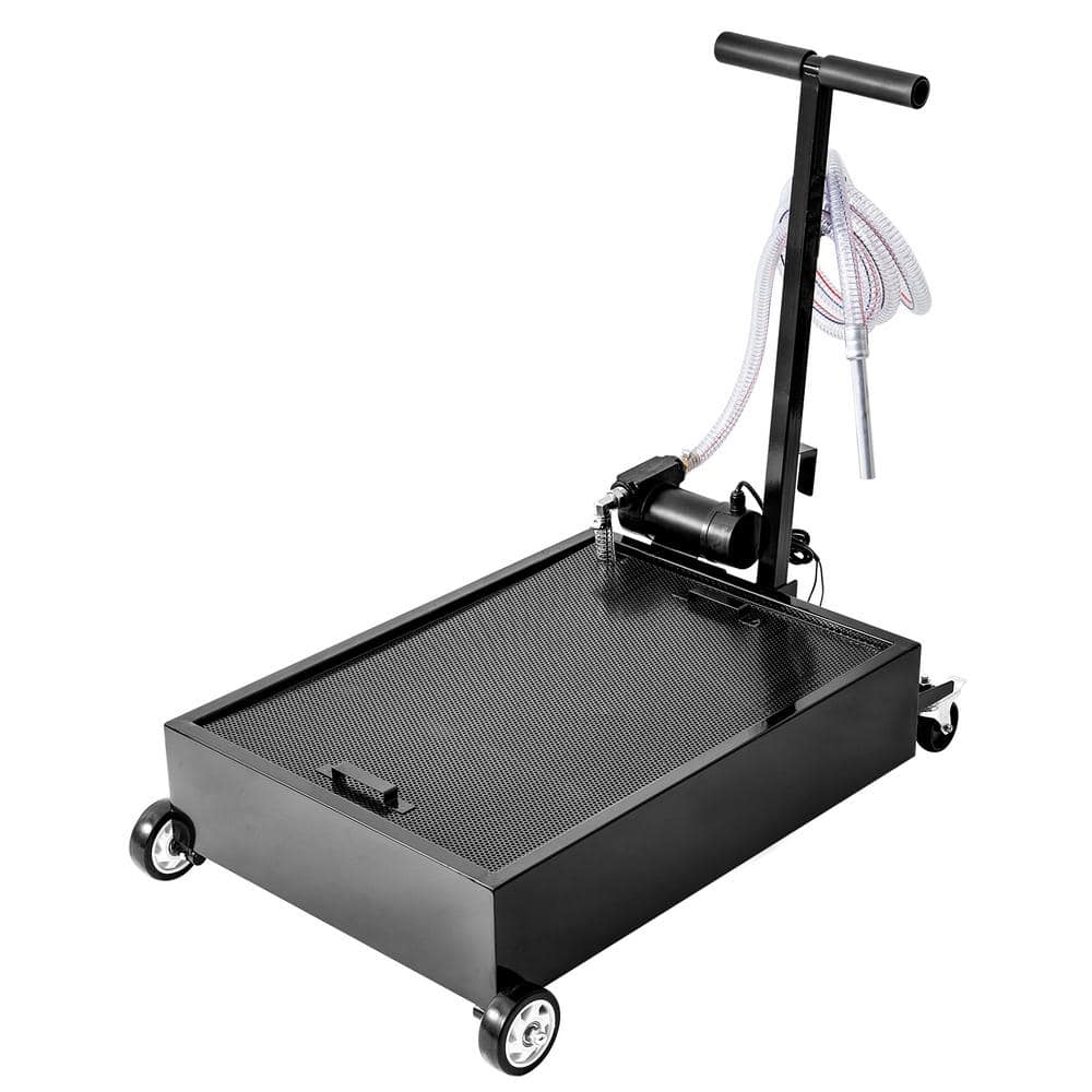 SKYSHALO Low Profile Oil Drain Pan, 15 Gal. Oil Drain Pan with Pump ...