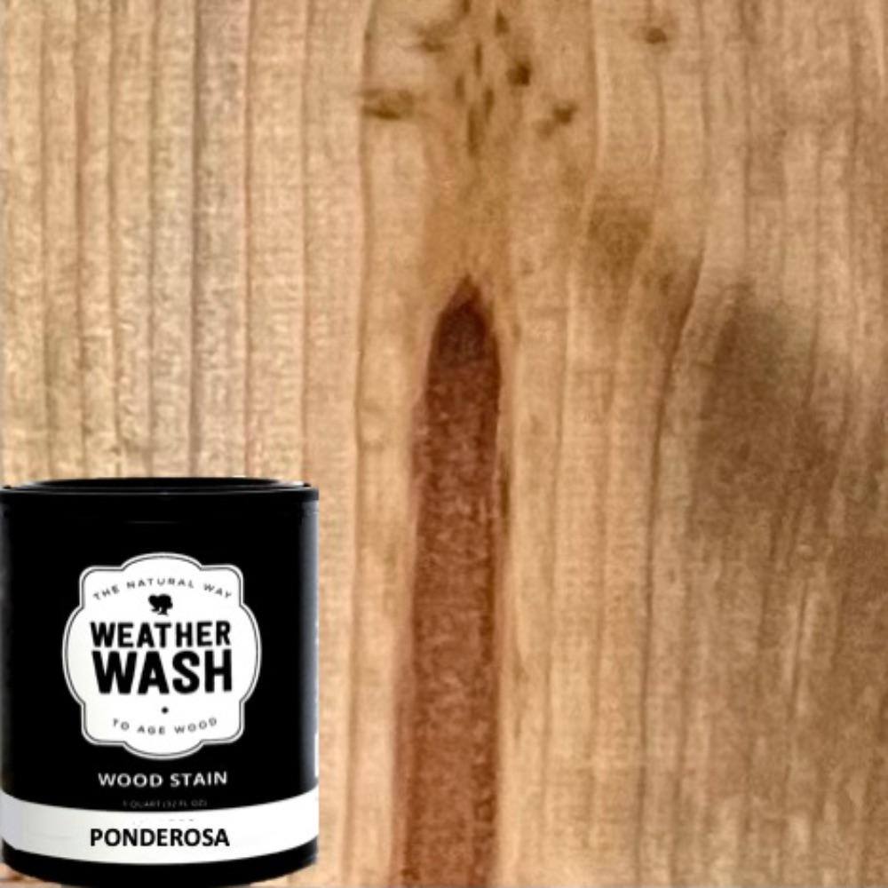 WEATHER WASH 640 oz. Ponderosa WeatherWash Transparent Aging Interior ...