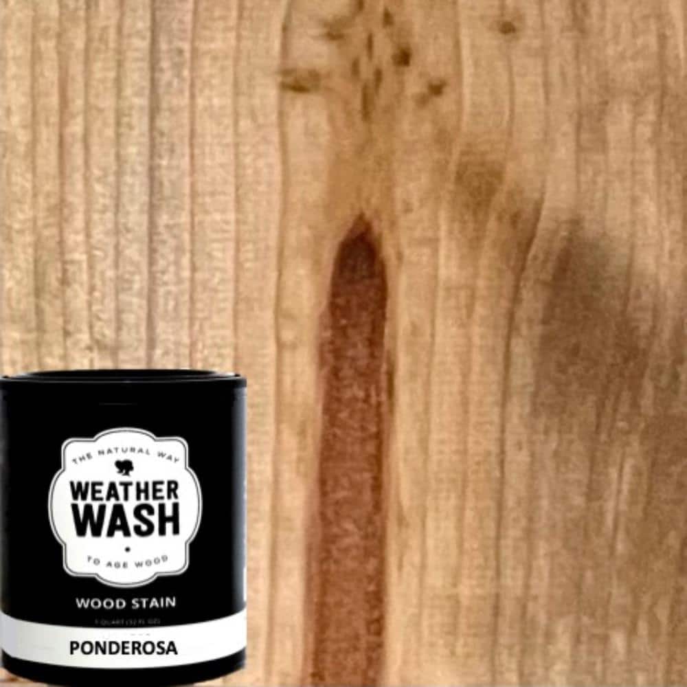 WEATHER WASH 640 oz. Ponderosa WeatherWash Transparent Aging Interior ...