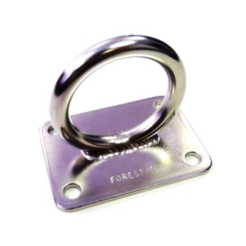 Forespar Mast Pad Eye, Curved Base 400002 - The Home Depot