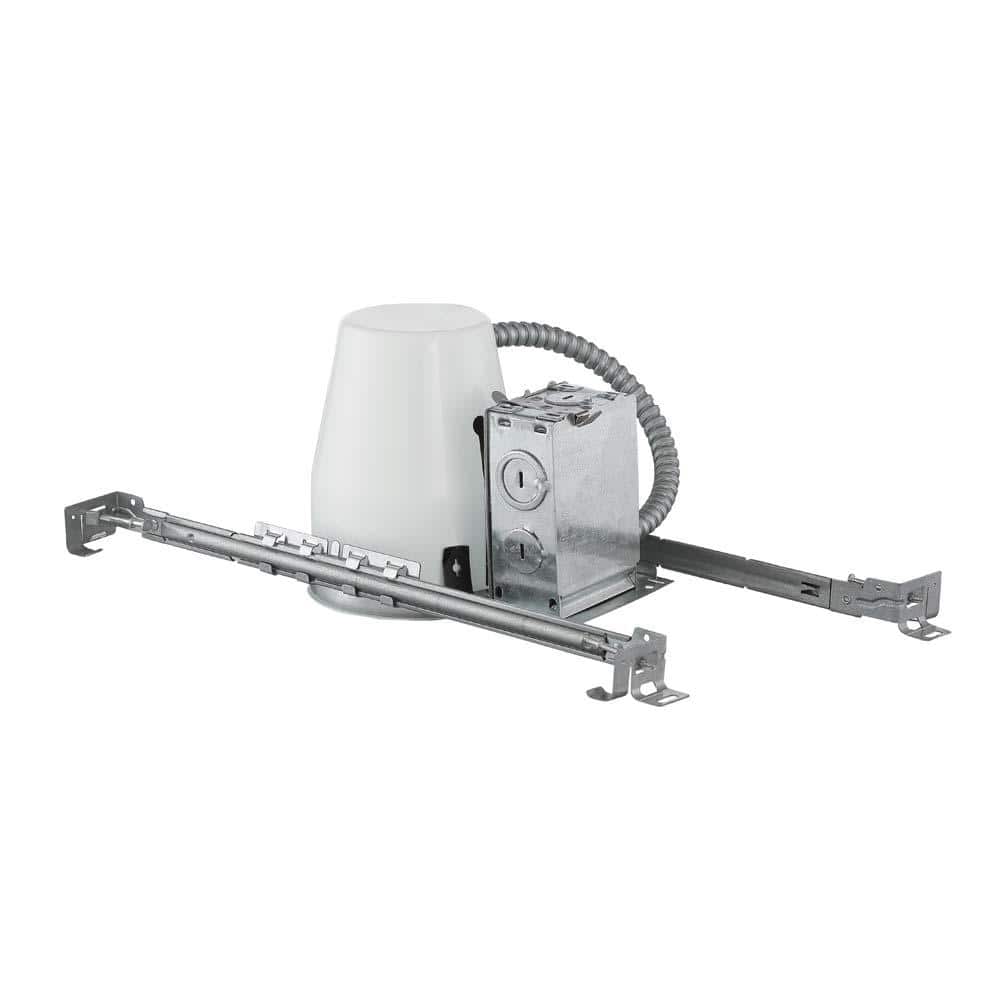 4 in. Non-IC Rated New Construction Recessed Housing HBR2000BB - The ...
