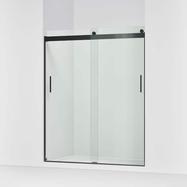 KOHLER Levity 45-48 in. W x 74 in. H Frameless Sliding Shower Door in ...