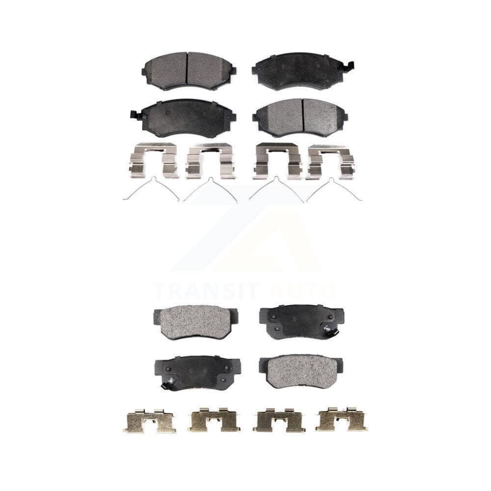 TEC Front Rear Ceramic Brake Pads Kit For Hyundai Sonata Kia Optima ...