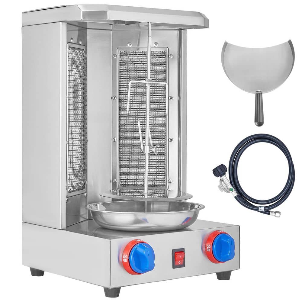 SKYSHALO Shawarma Grill Machine 13 lbs. Portable Natural Gas Grill in ...