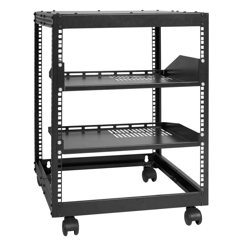 VEVOR 12U Server Rack Household Shelving Unit Wall Mount Design with 2 ...