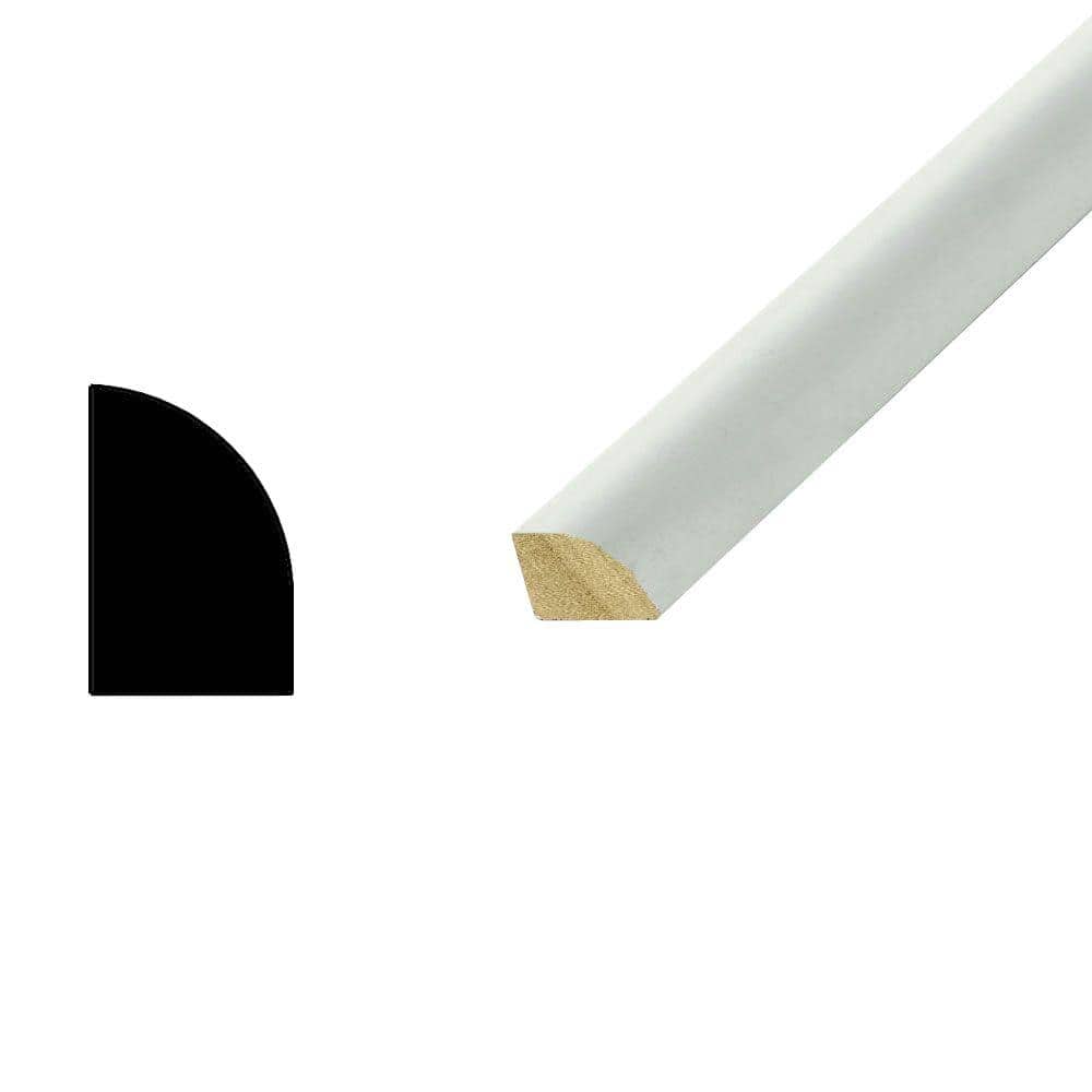 American Wood Moulding WM126 - 1/2 in. x 3/4 in. x 96 in. Primed Finger ...