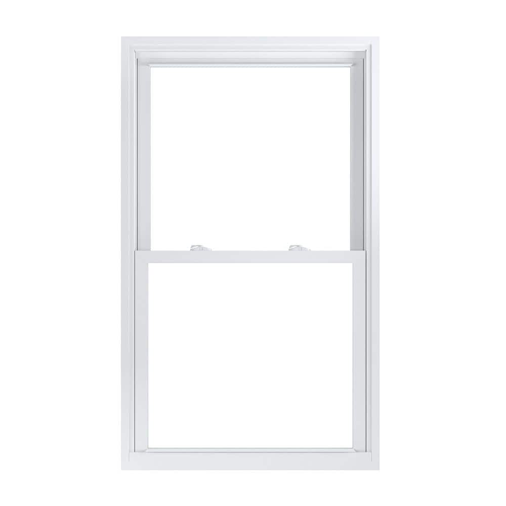 American Craftsman 31.75 in. x 53.25 in. 70 Pro Series White Double ...