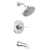 Delta Faryn Single-Handle 5-Spray Tub and Shower Faucet in Chrome ...