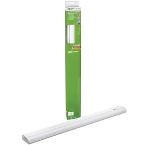 Commercial Electric 24 in. LED Under Cabinet Light Bar Plug-in Linkable ...