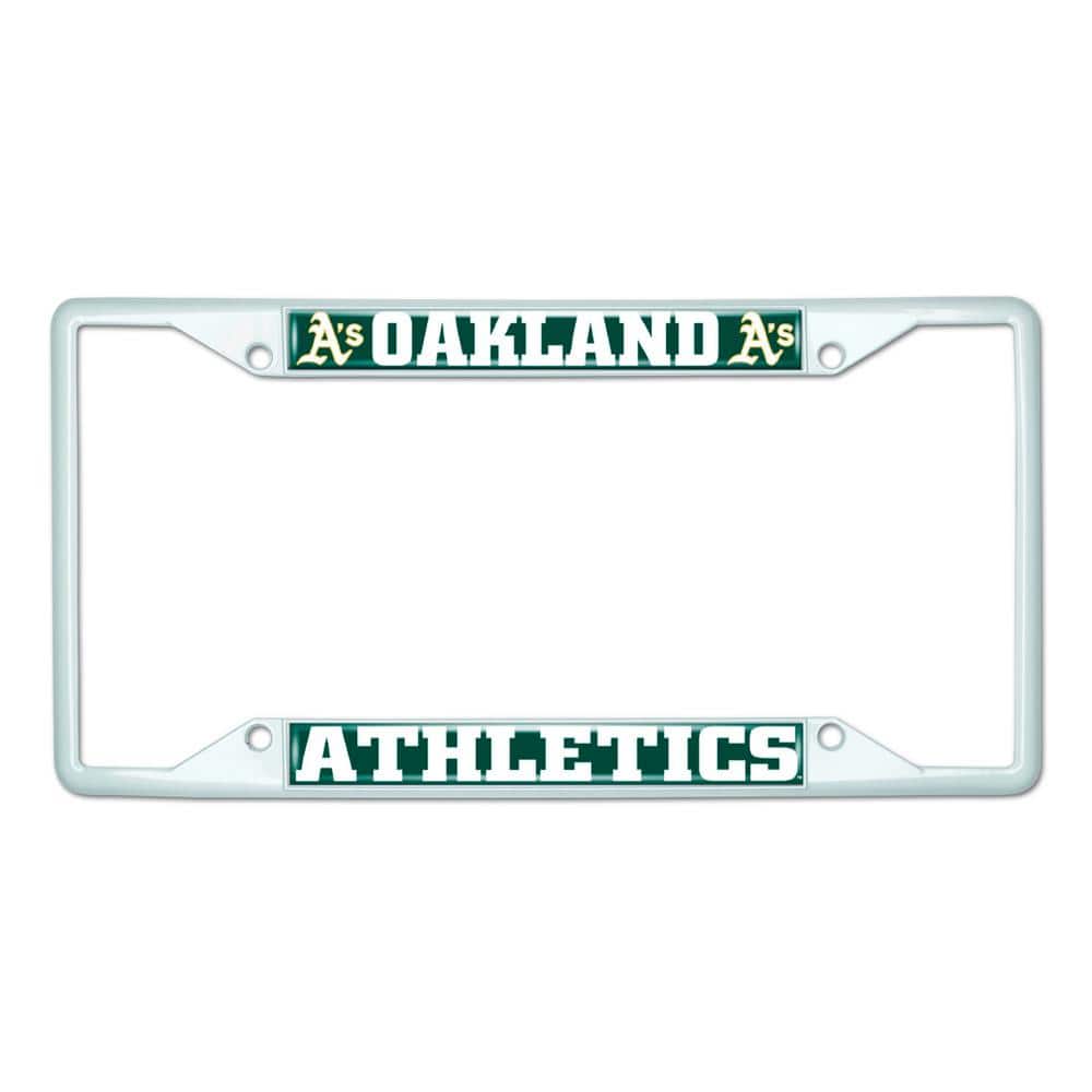 FANMATS Universal Fit MLB - Oakland Athletics License Plate Frame ...