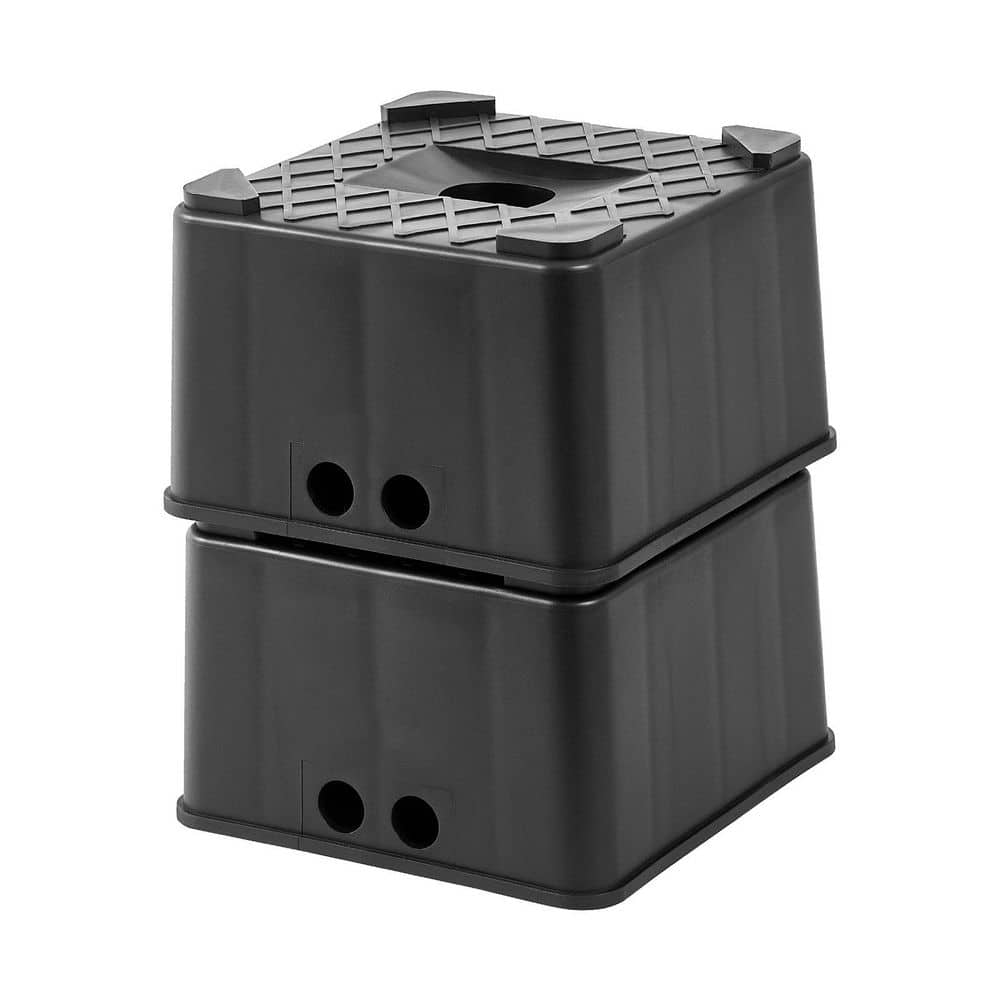 SKYSHALO Trailer Jack Blocks, 6 in. High Heavy Duty RV Leveling Blocks ...